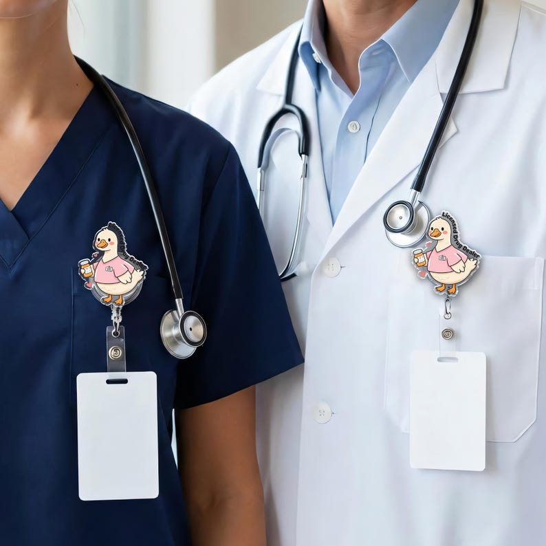 Registered Silly Goose Licensed Drug Dealer Badge Reel, Funny Pharmacy ...