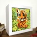 Baby Tiger Shadow Box 3D Svg ,baby Tiger 3D Svg ,tiger 3D Box Svg ,baby ...