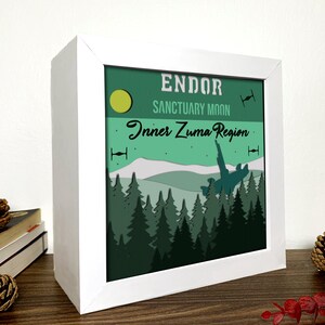 Endor Sanctuary Moon Inner Zuma Region Shadow Box Svg,endor 3D Svg,star ...