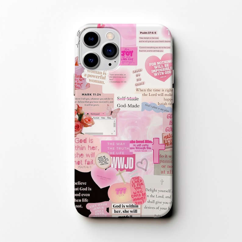 Christian Phone Case With Bible Verse Religious Gift for iPhone 16 15 ...