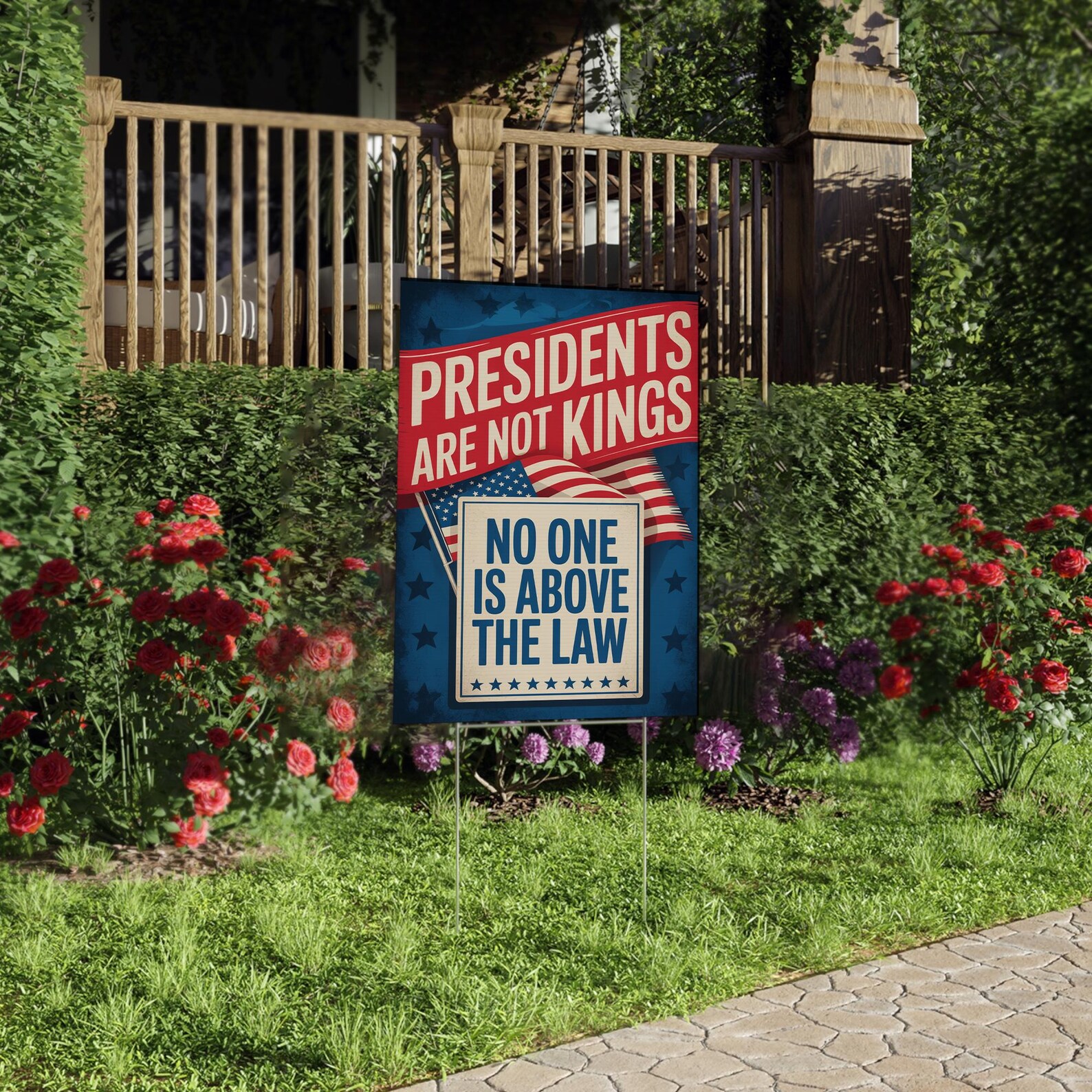 Presidents Are Not Kings Resist Protest Sign, Anti-fdt Protest Poster ...