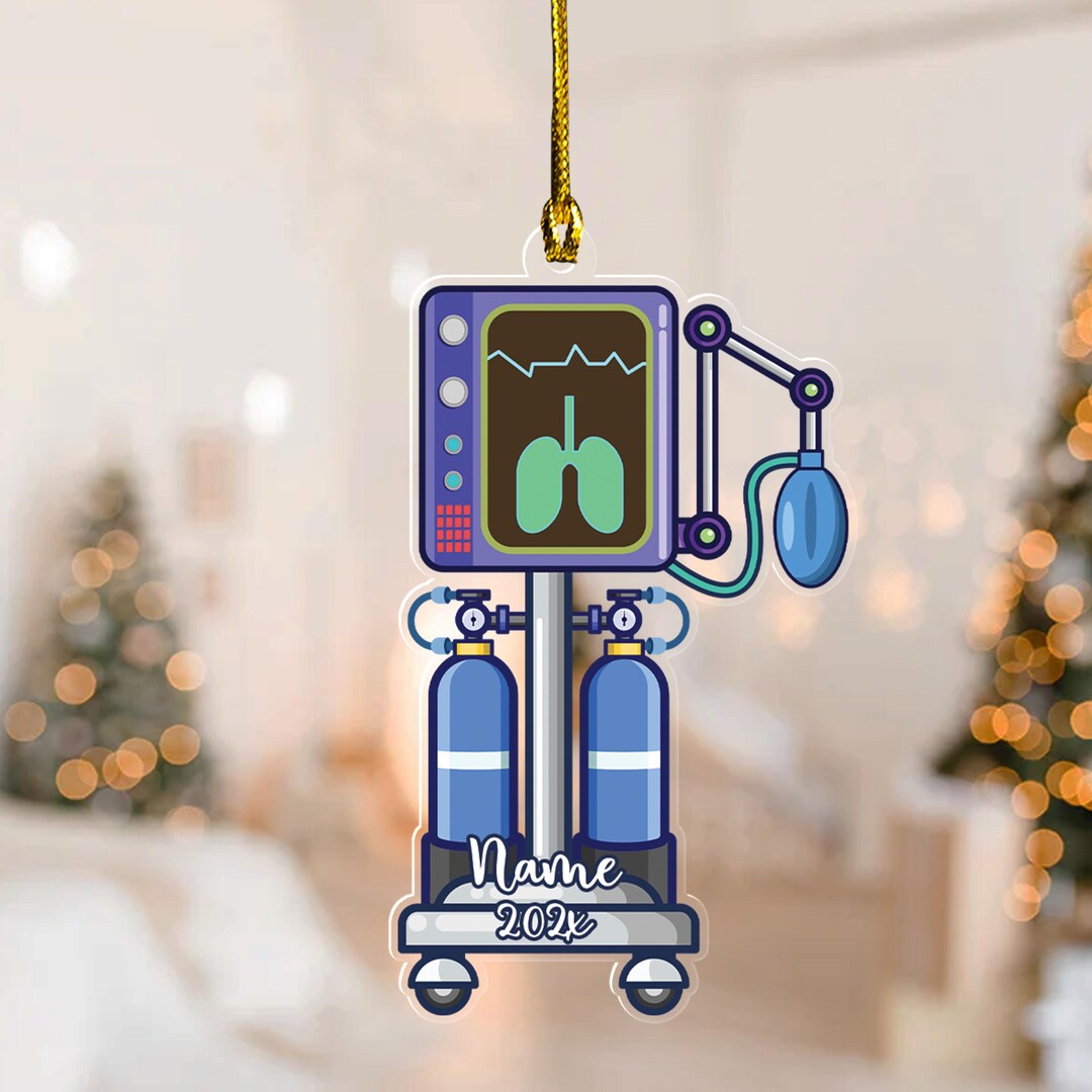 Personalized Ventilator Machine 2D Flat Ornament, Anesthesia Machine ...