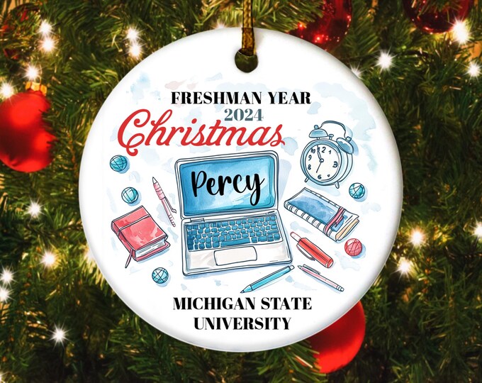 College Ornament, First Year at College Ornament, School College ...