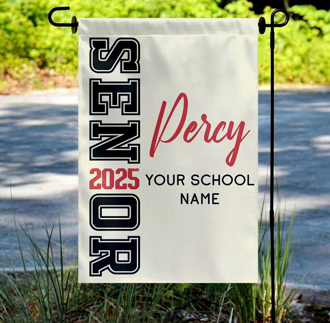 Personalized Graduation 2025 Flag, Graduate Garden Flag, Class of 2025 ...