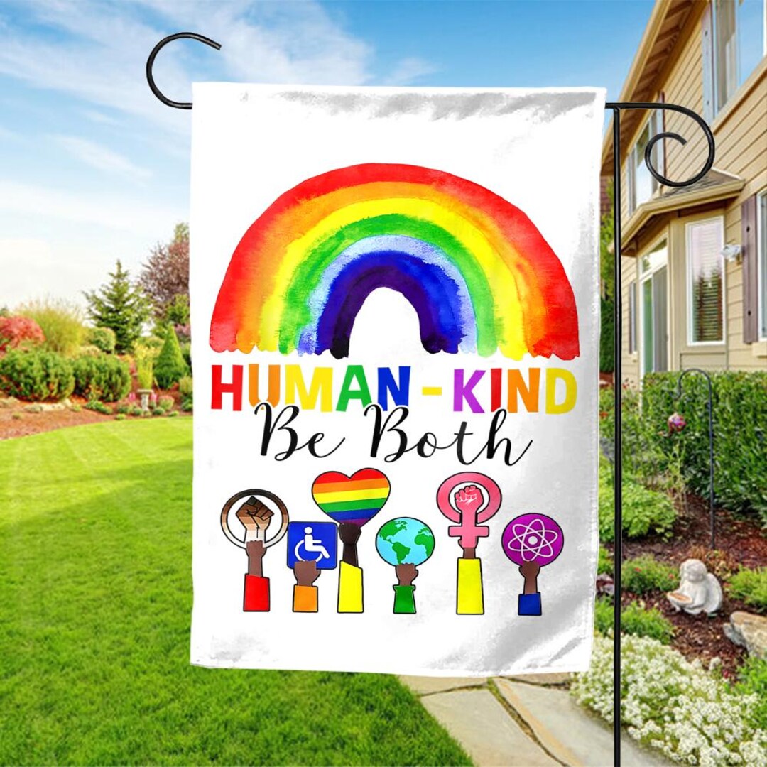 Be Kind Flag, Garden Flag, Double Sided Flag, Housewarming Gift, Modern ...