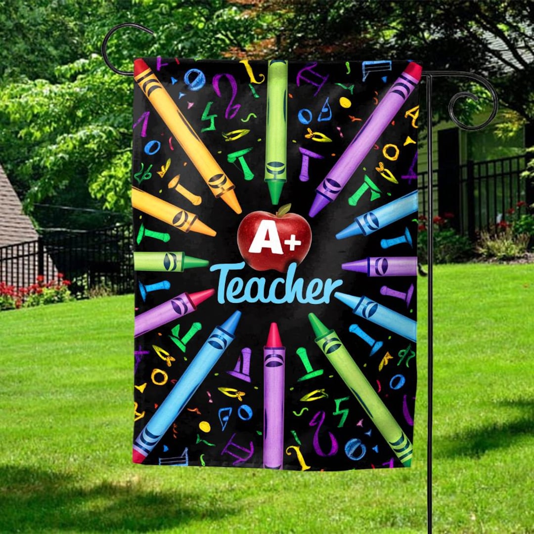 Back to School Garden Flag, Back to School Flags, First Day of School ...
