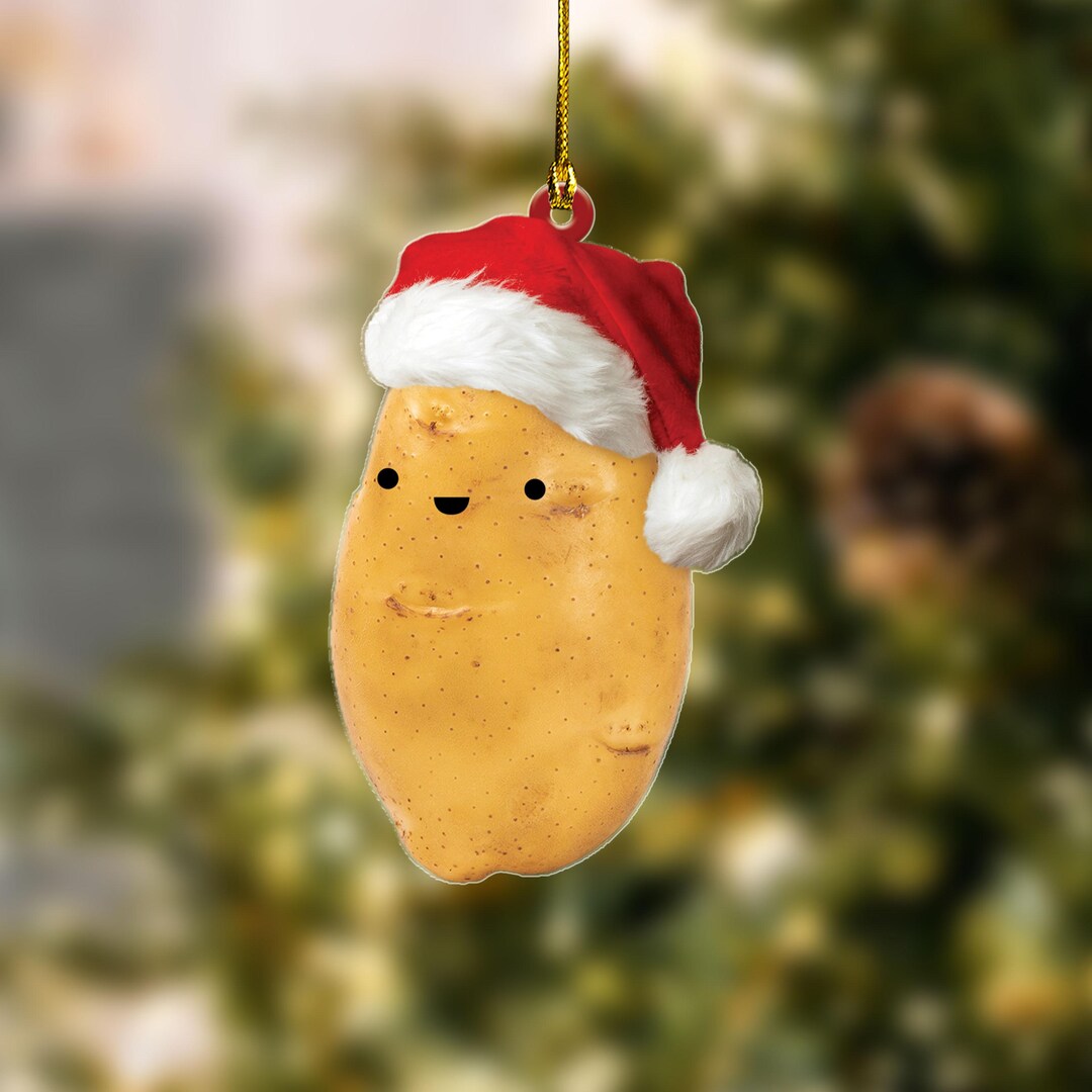 Christmas Potato Ornament, Christmas Tree Ornament Decor, Potato ...