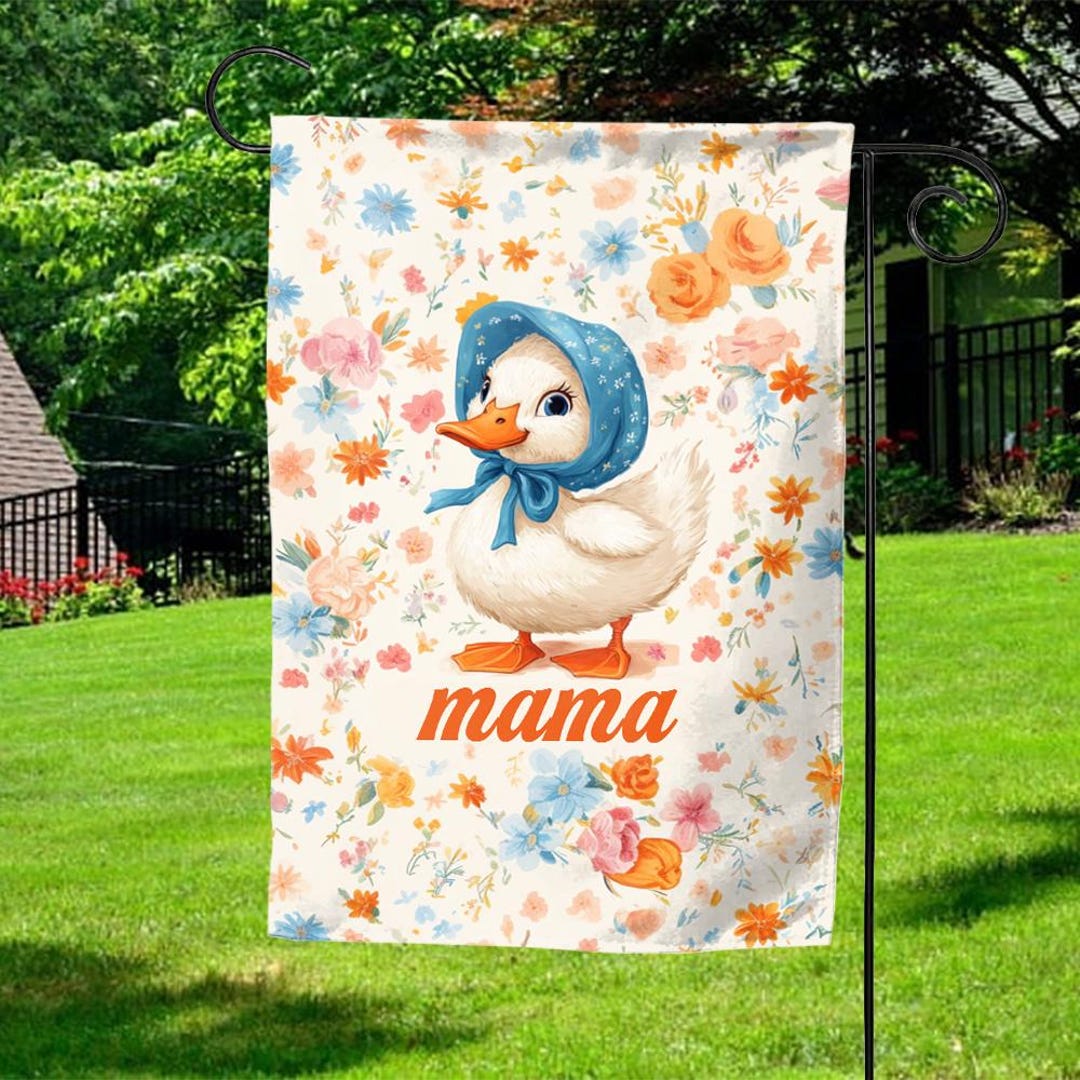 Mama Goose Garden Flag, Mama Silly Goose Flag, Auntie Goose Flag ...