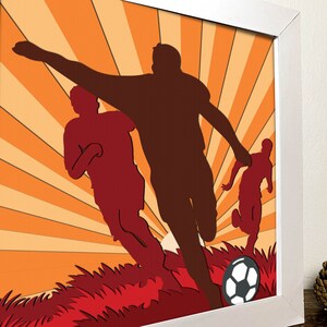 Football Shadow Box 3D Svg,football 3D Svg ,football 3D Box Svg ...