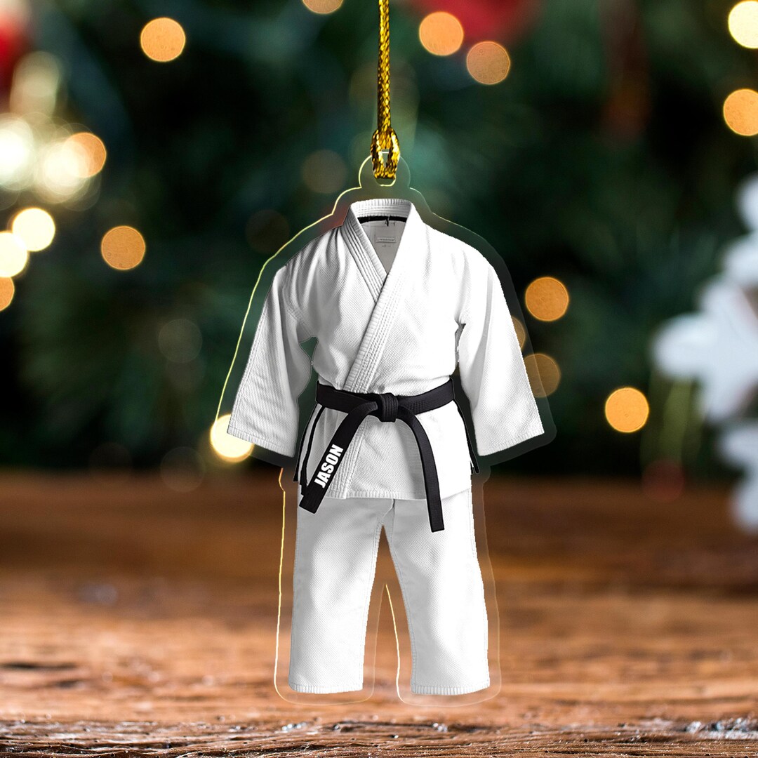 Personalized Karate 2D Flat Acrylic Ornament, Karate Ornament, Gift for ...