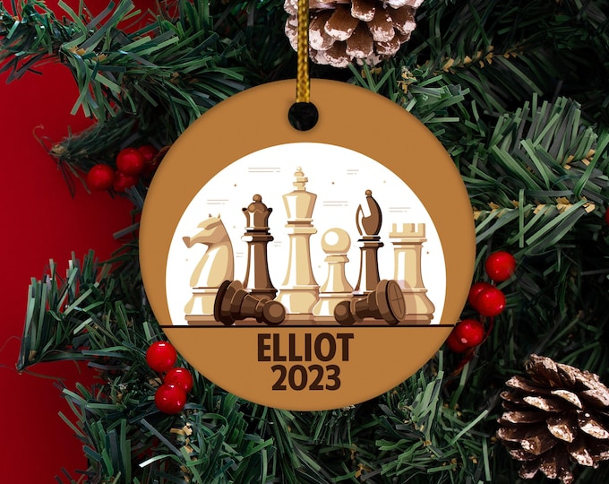 Checkmate Chess Ornament Chess Christmas Chess Gift Chess Present Funny ...