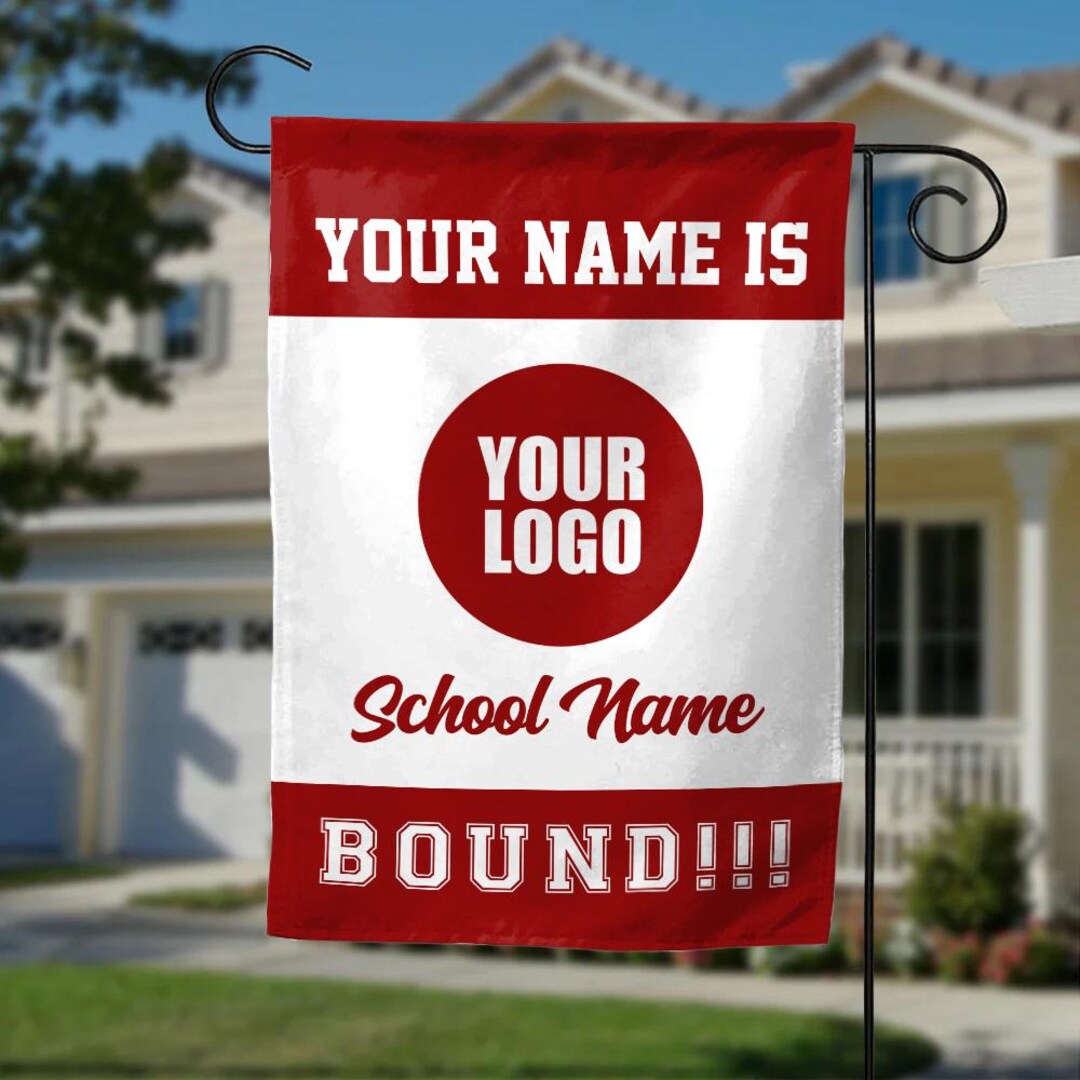 Custom Graduation Flag, Graduate Yard Sign, College Grad Flag,college ...