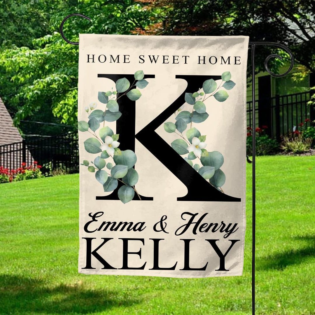 Customized Welcome Sign With Family Name,garden Flag for Campers,custom ...