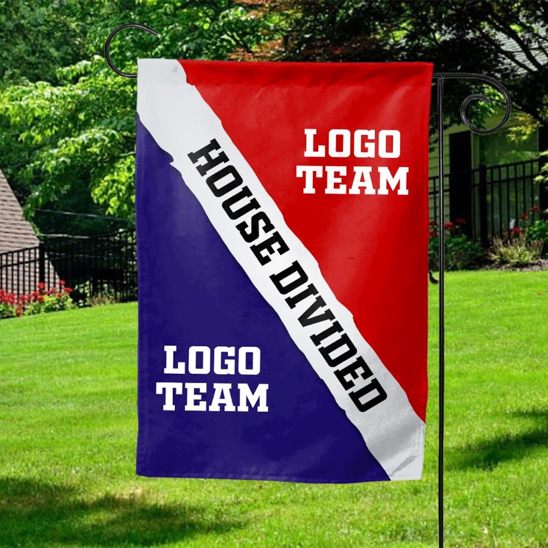 Custom House Divided Flag,college Football,hockey, Basketball,baseball ...