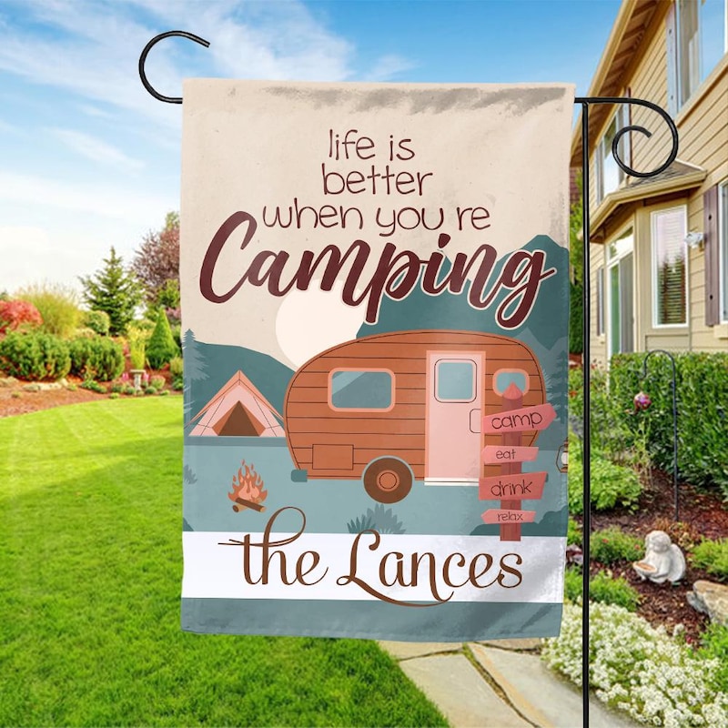 Camping Flag - Etsy