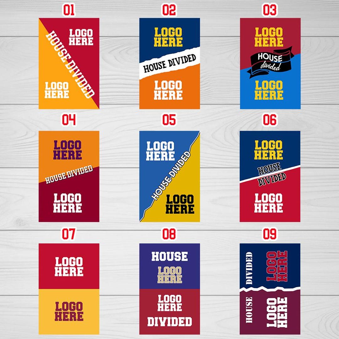 Custom House Divided Flag, House Divided Baseball, Basketball Team Flag ...