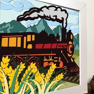 Train Shadow Box 3D Svg ,train 3D Svg ,train 3D Box Svg ,train Light ...