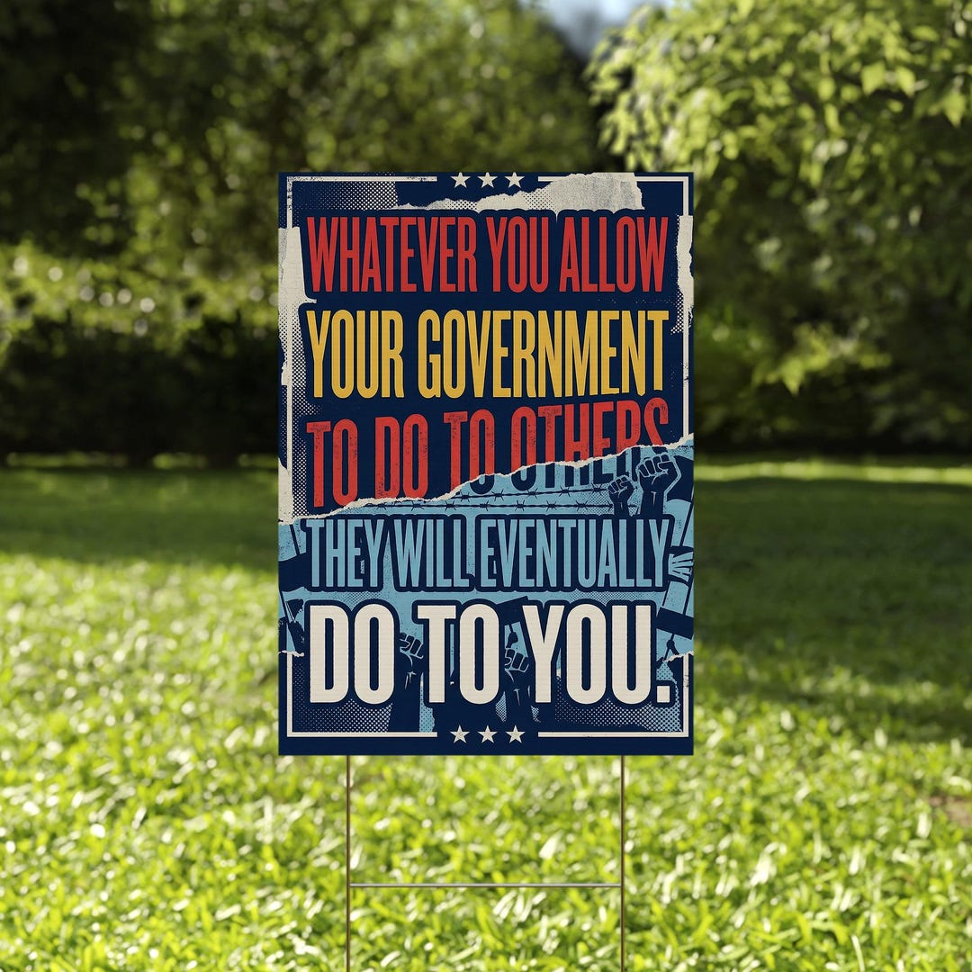 Abolish ICE Yard Sign, Keep the Immigrants, Deport the Racists Flag ...