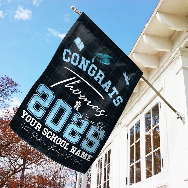 Class of 2025 Graduation Garden Flag, Senior Year Decor Yard or Lawn ...
