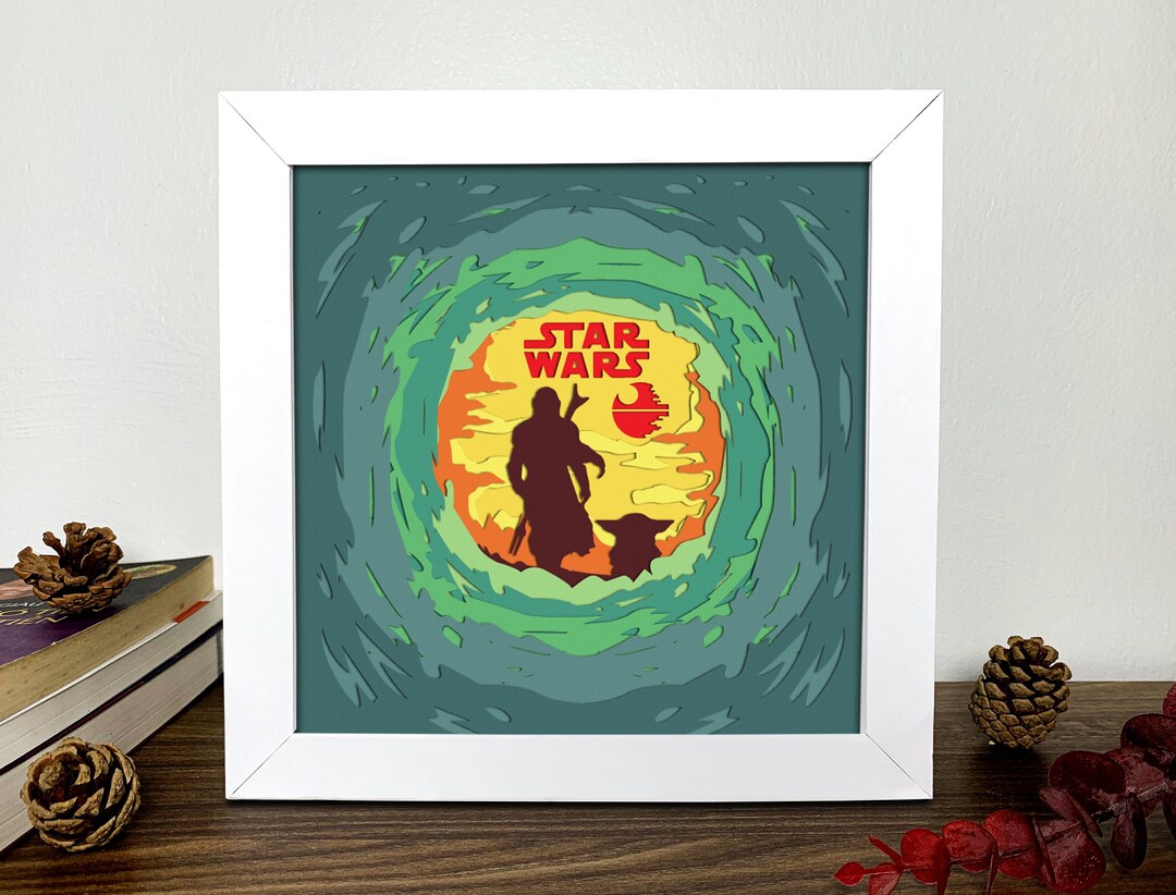 Star Wars SVG, Star Wars 3D svg, Star Wars Box , Star Wars Light Box ...
