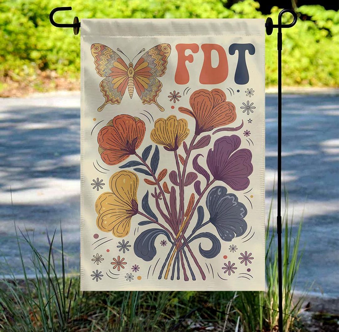 Subtle Anti FDT Flag FDT Yard Sign Feminist Gift Anti FDT Banner ...