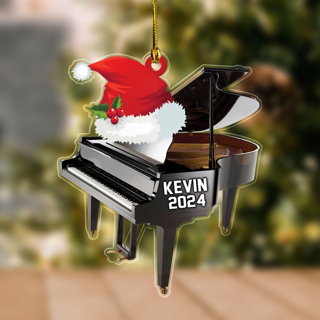 Personalized Piano Christmas Ornament, Music Christmas Ornament, Piano ...