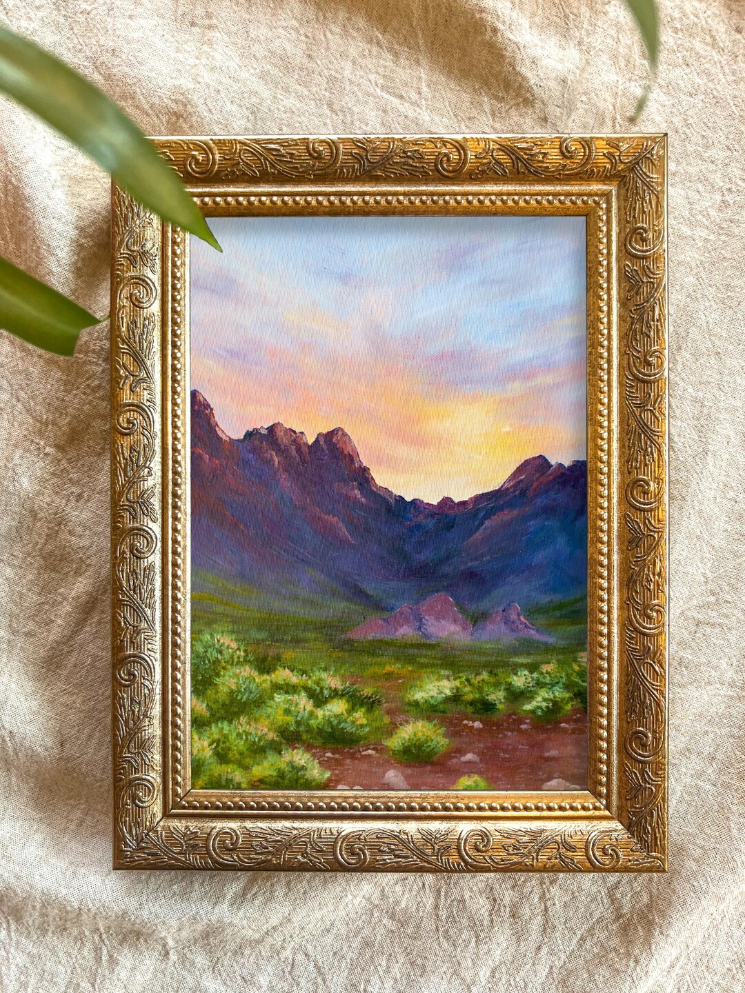Organ Mountains Art Print | New Mexico Art | Mountain Sunrise - Etsy