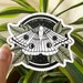 Moth Sticker | Find the Light - Etsy
