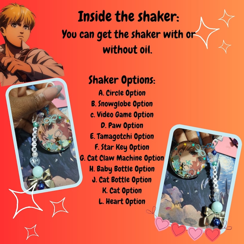 Personalized Anime and Custom Character Shakers - Etsy