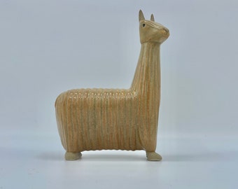 Ceramic Llama Figurine - Etsy