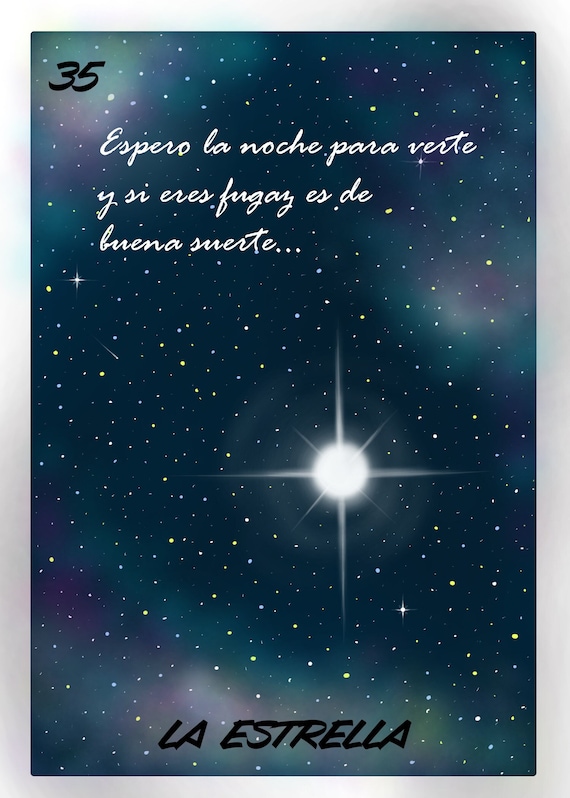 La Estrella Lotería Card Collection Digital - Etsy