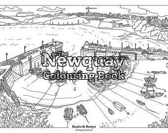 PDF Print, Cornish Cottage, Colouring In, Adults Colouring Book, Kids ...