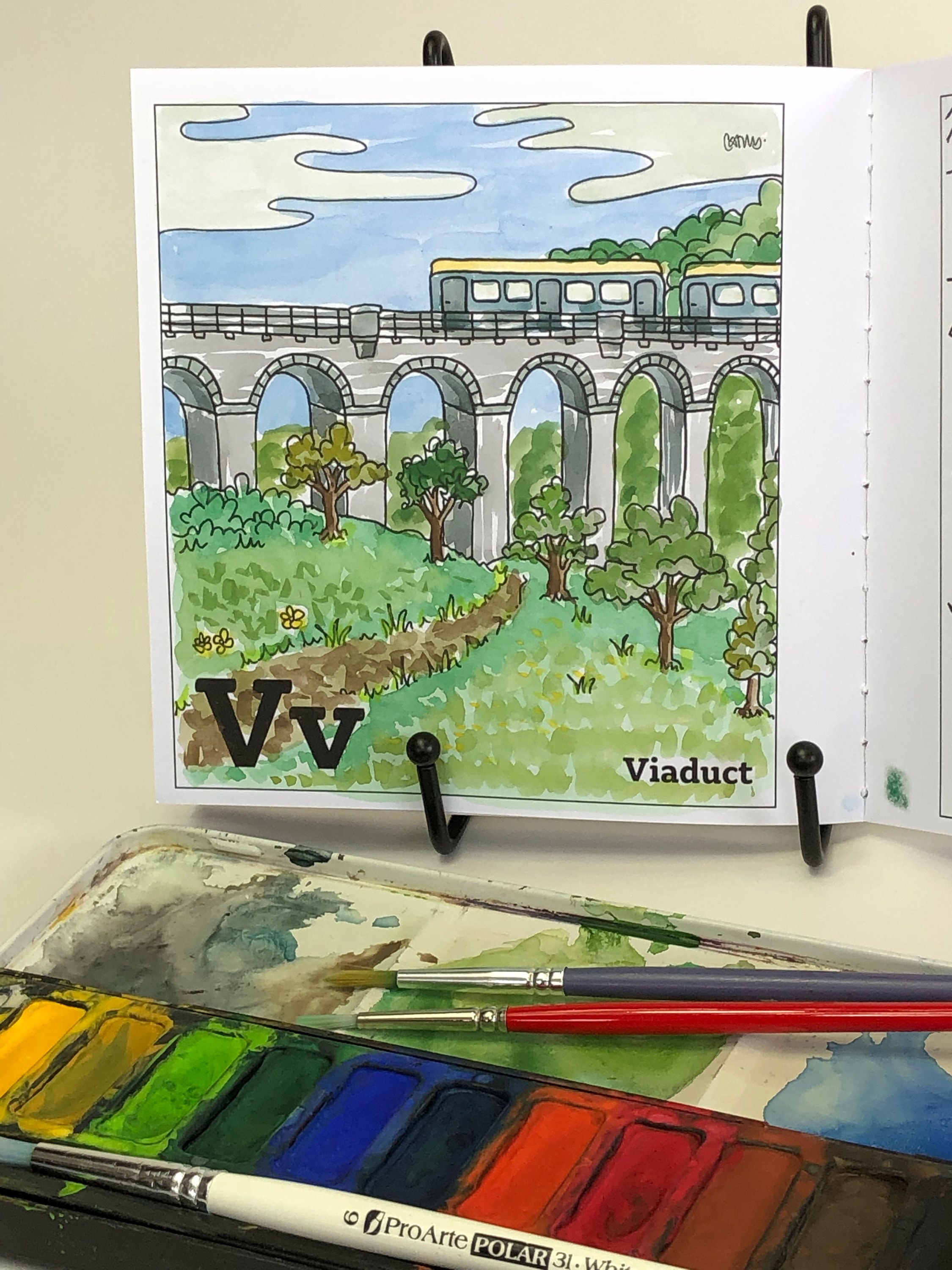 The A to Z of Newquay Colouring Book A-Z Cornwall, Beach, Seaside ...