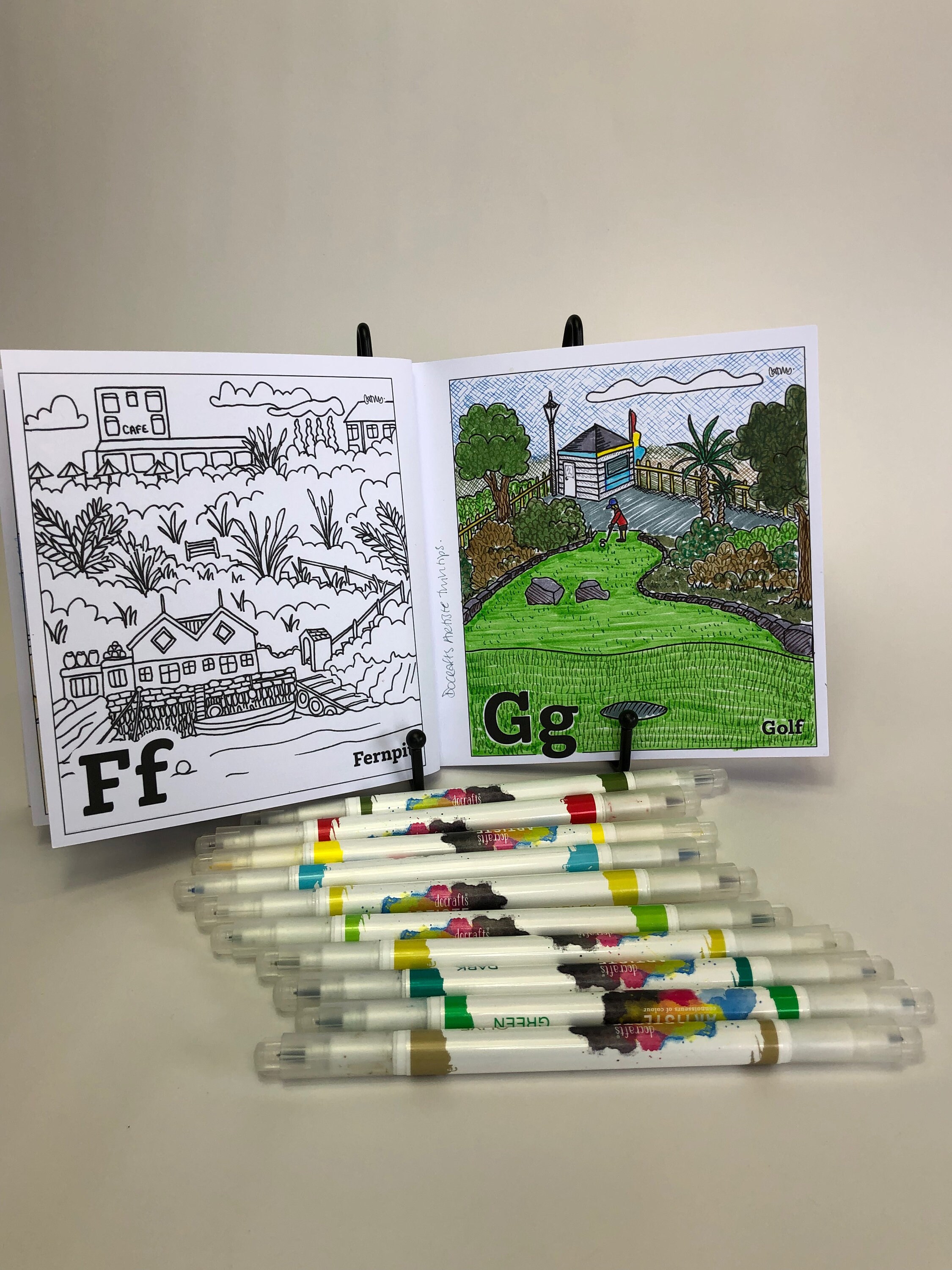 The A to Z of Newquay Colouring Book A-Z Cornwall, Beach, Seaside ...