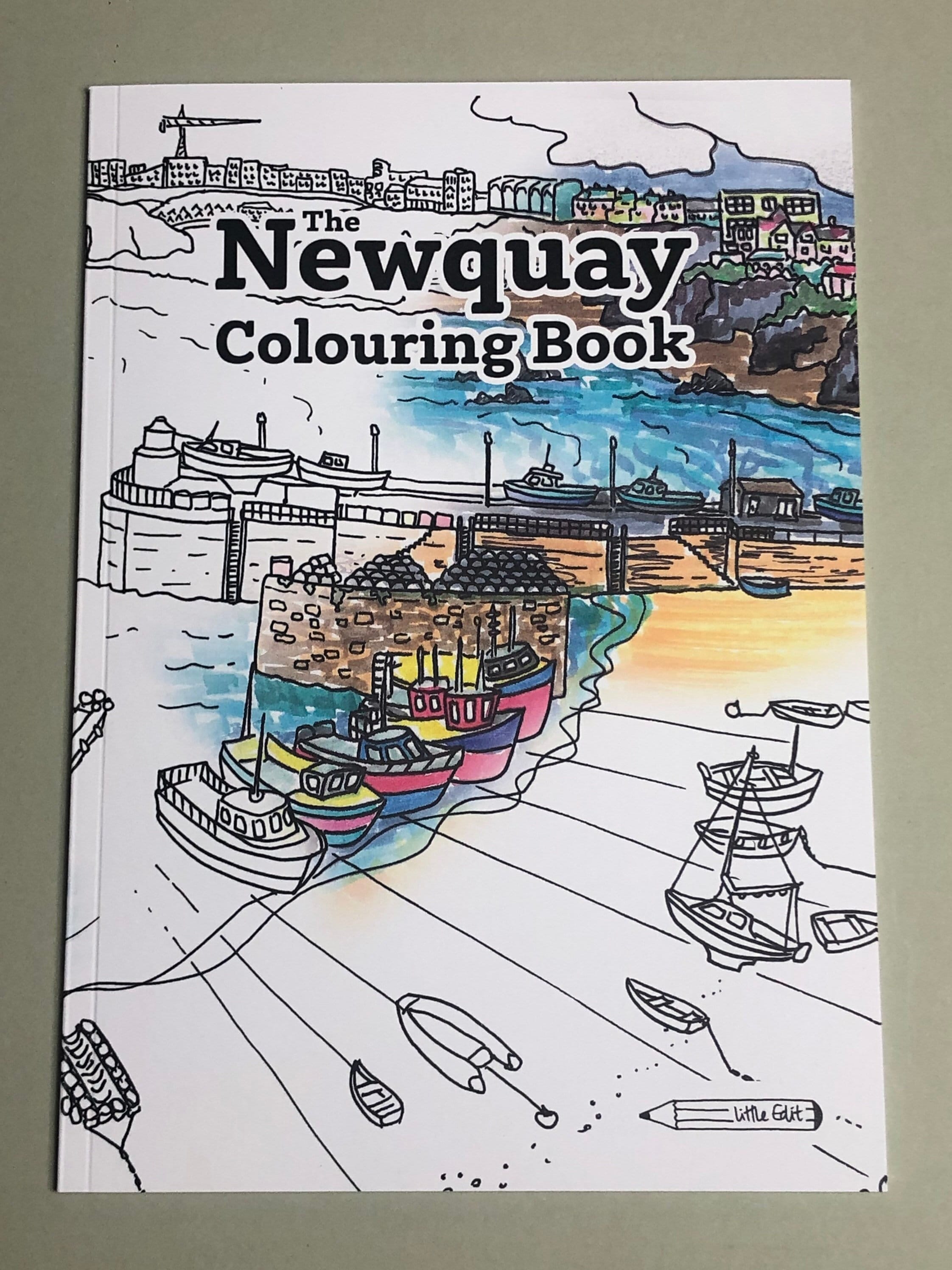 Newquay Colouring Book, Colouring In, Adults Colouring Book, Kids ...