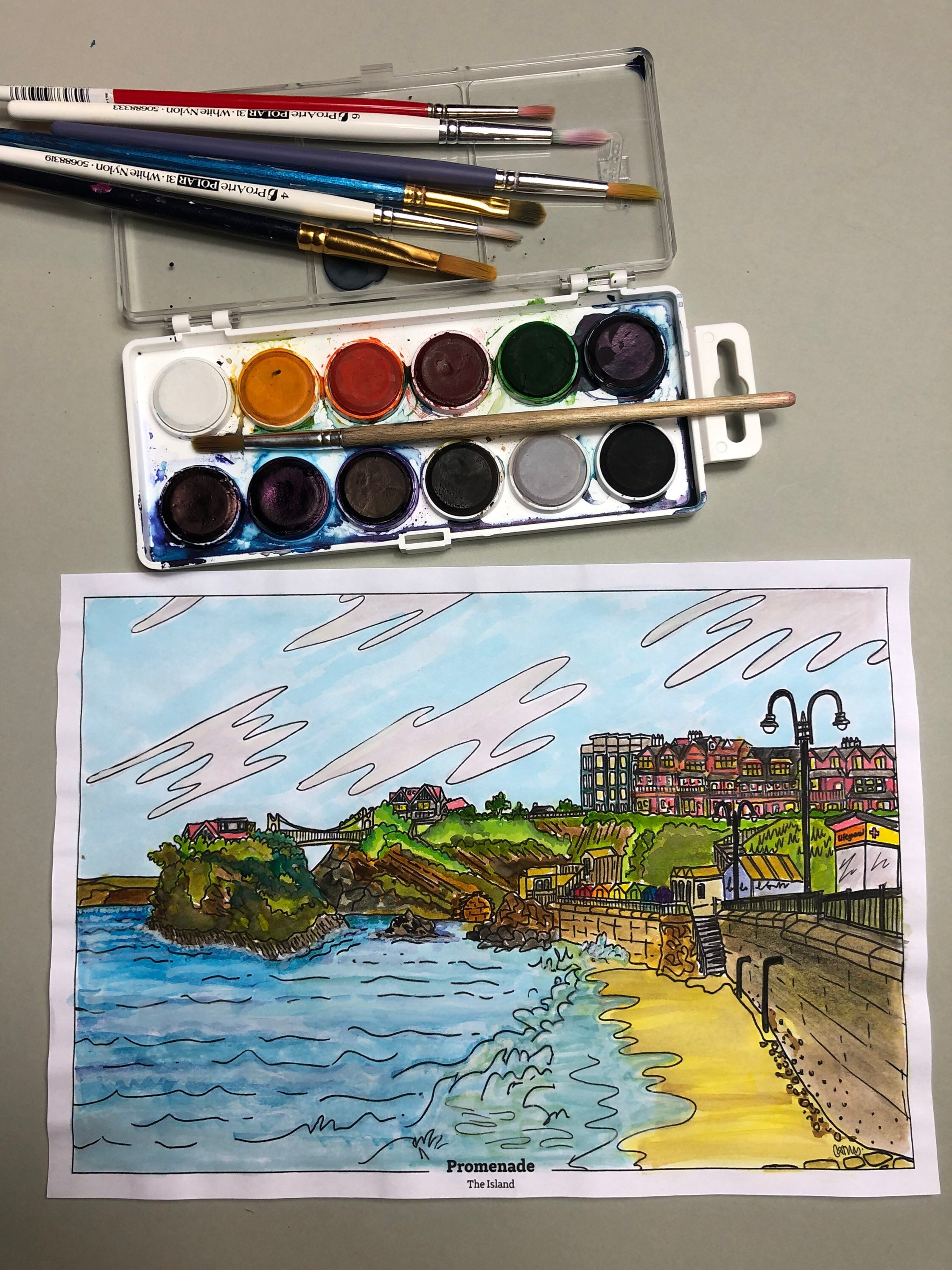 Newquay Colouring Book, Colouring In, Adults Colouring Book, Kids ...