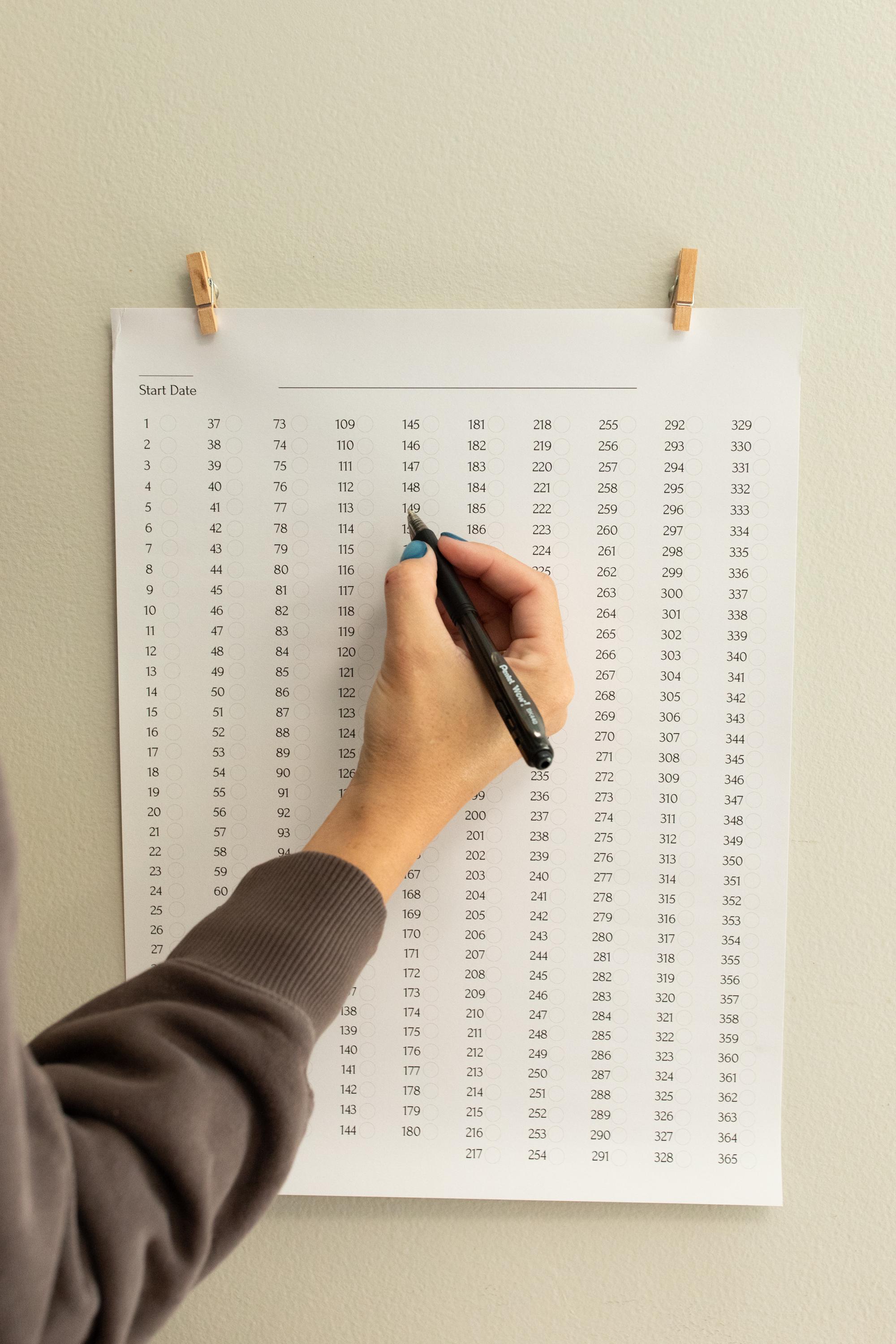 Habit Tracker | Wood Poster Hanger | Interactive Decor | Wall Hanging ...