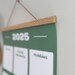 2025 Journal Poster | Wood Poster Hanger | Interactive Decor | Wall ...