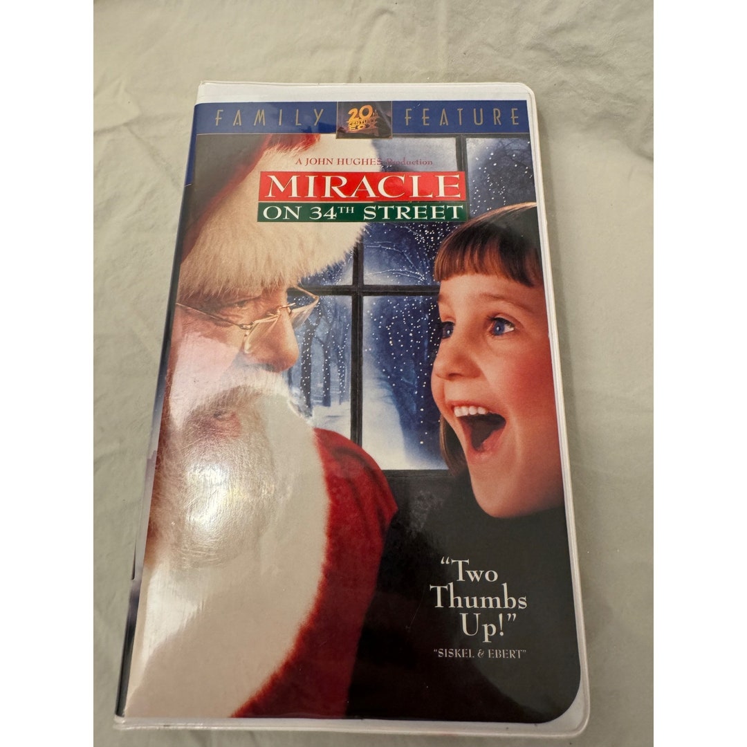 Miracle on 34th Street (VHS, 1994) VHS Clamshell Case - Etsy