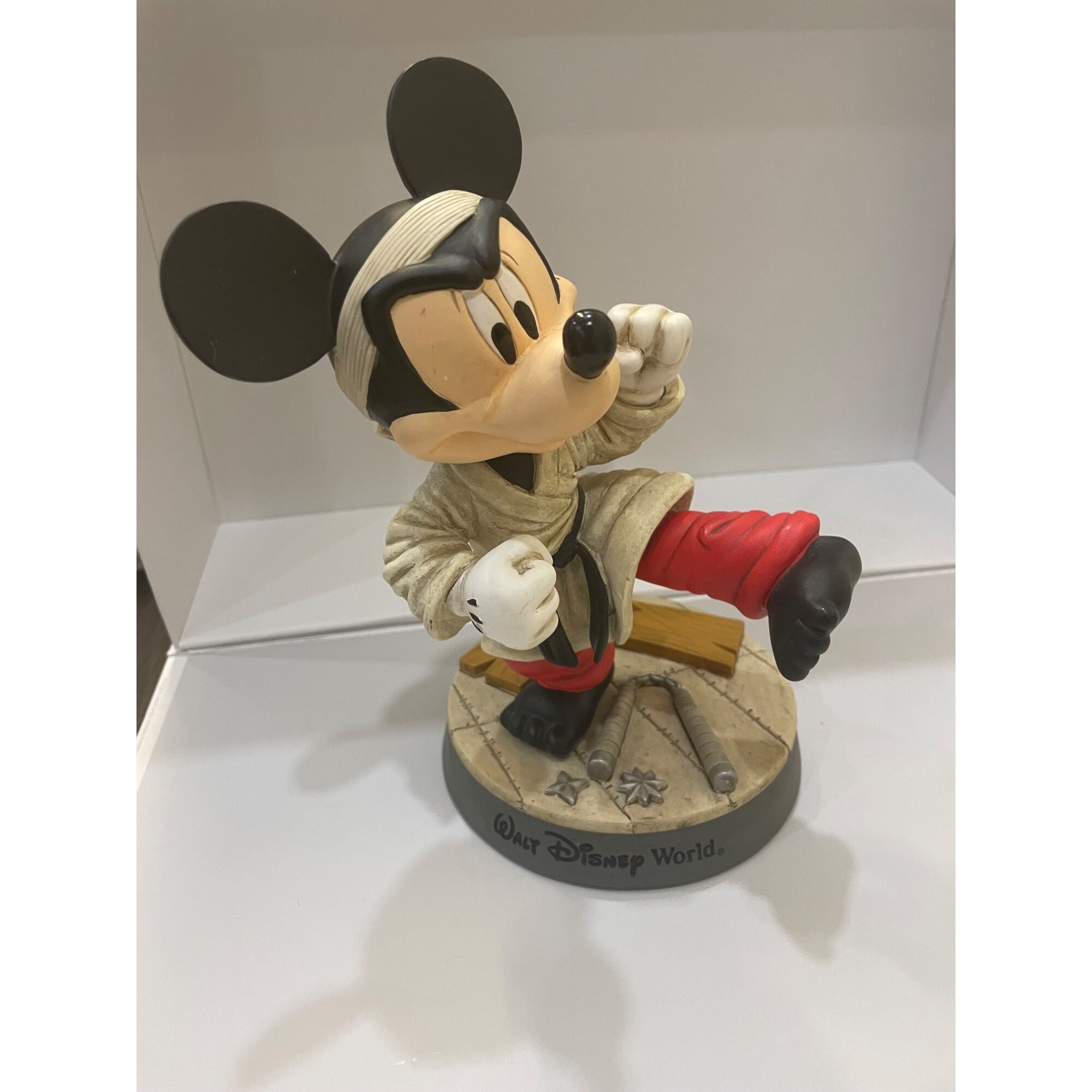 Disney Mickey Mouse Bobble Head- Mickey Doing Karate - Etsy