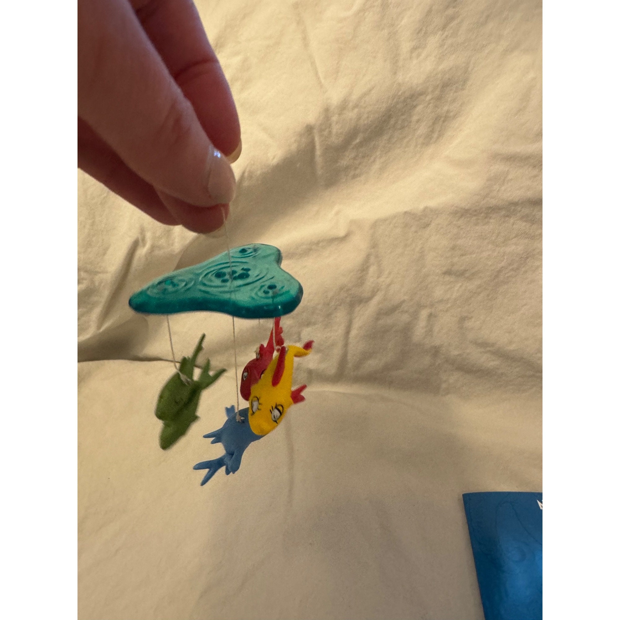 Hallmark Ornament Dr. Seuss One Fish Two Fish Red Fish Blue Fish 2000 ...