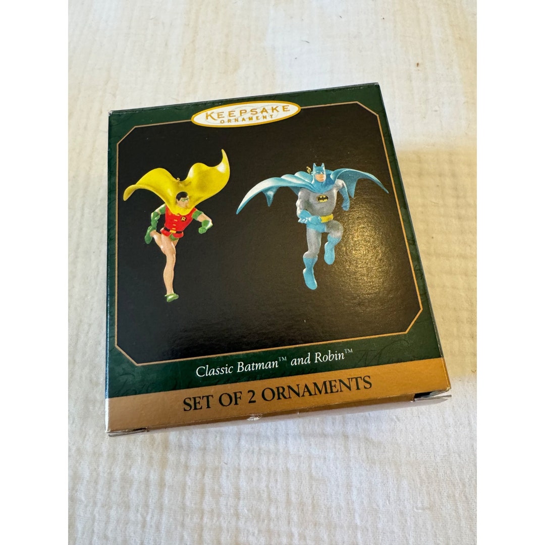 Hallmark Ornament 1999 Batman and Robin - Etsy