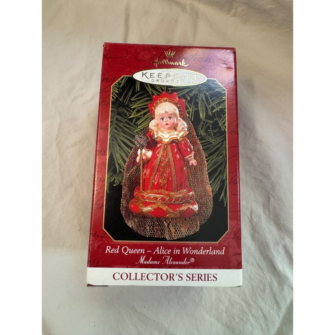 Hallmark Ornament- Madame Alexander-red Queen- Alice in Wonderland ...