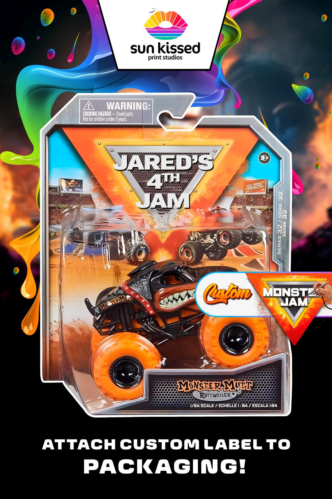 Monster Jam Madness: Unique Packaging for Personalized Monster Truck ...