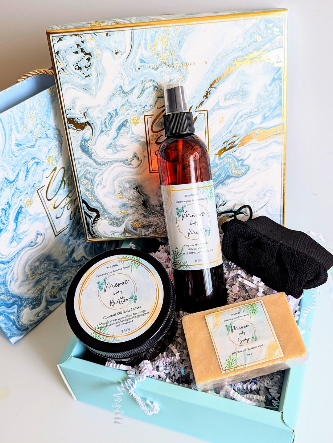 Spa Relaxing Set Self-care Package Gift Box Handmade - Etsy