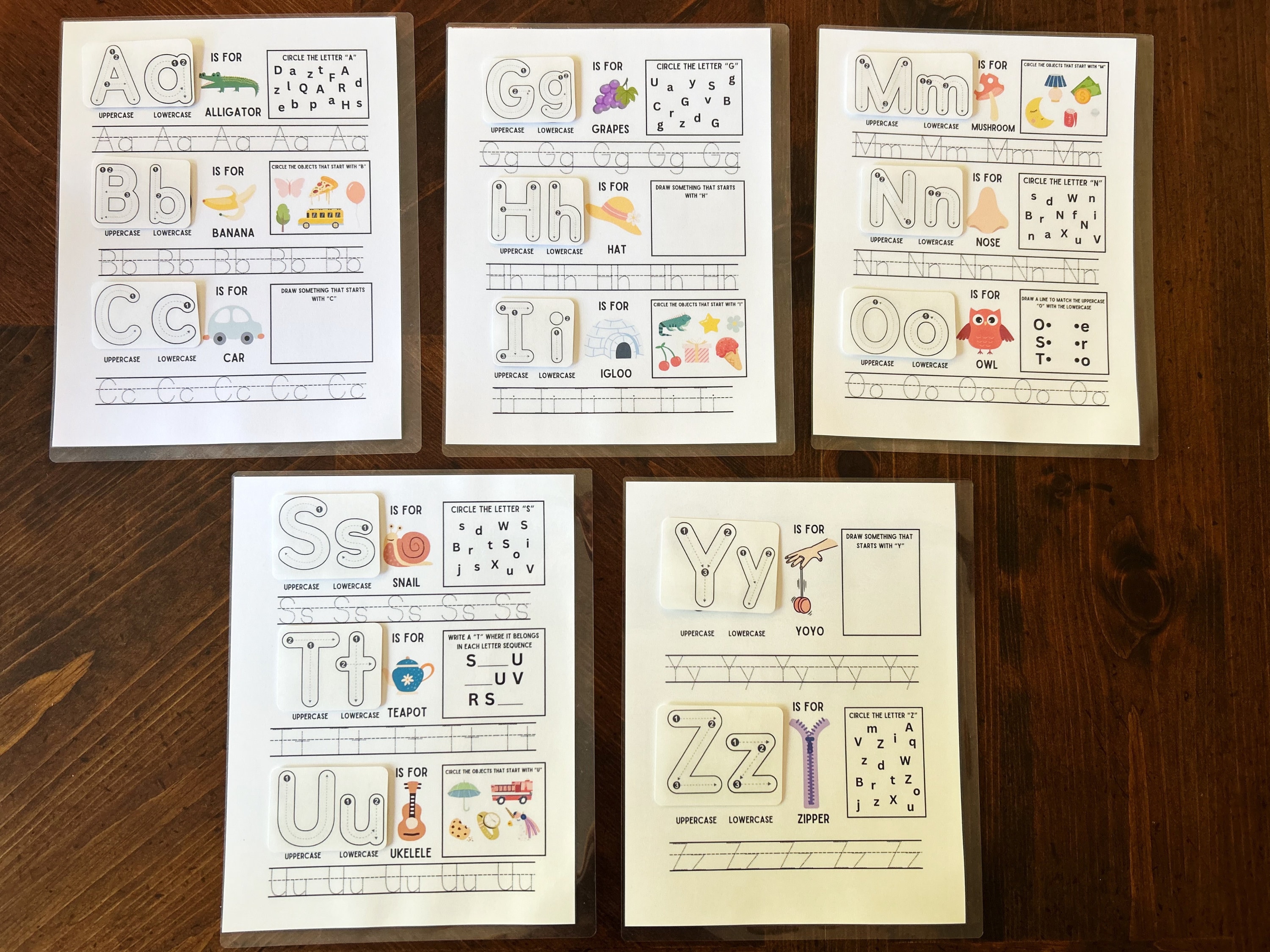 Learning Binder Alphabet Extension Pack Alphabet Learning - Etsy