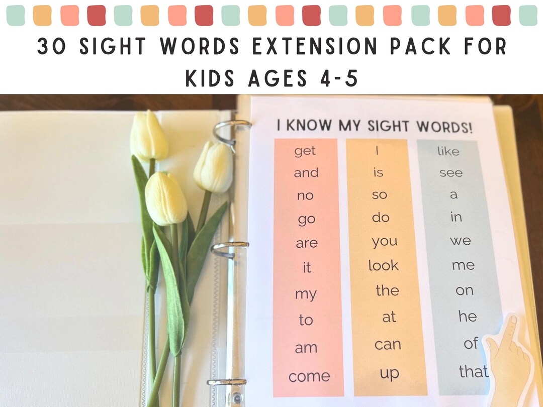 Sight Words Learning Materials, Learn Sight Words, Kindergarten ...