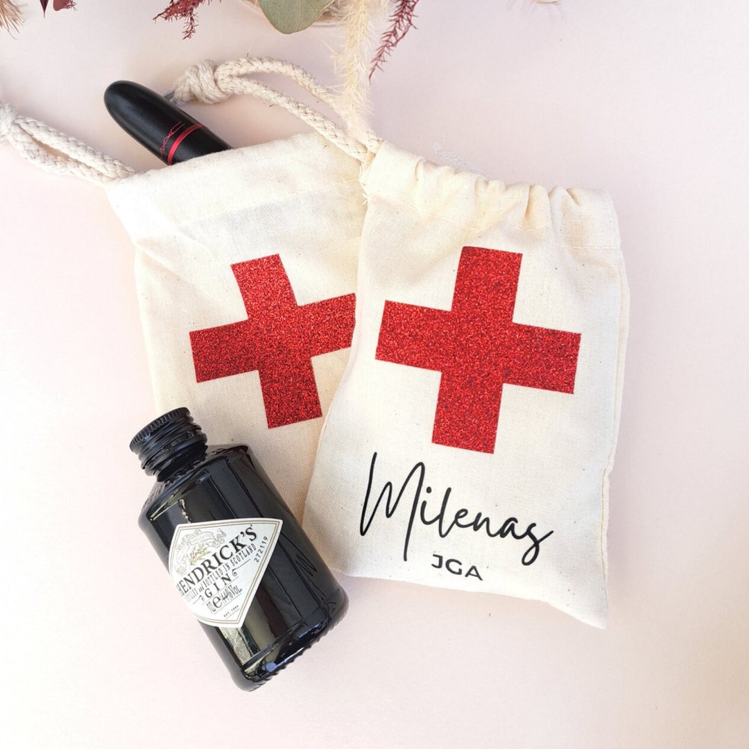 JGA Hangover Kit Bag Personalized Gift for Bachelorettes, Bridesmaids ...
