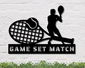 Personalized Tennis All Star Metal Wall Decor Aluminum All Star Tennis ...