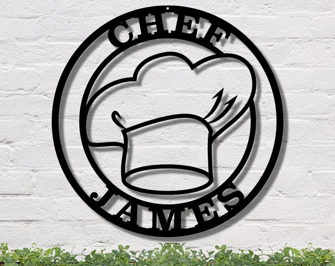 Personalized Chef Hat Custom Name | Size | Color - Font - Thread ...